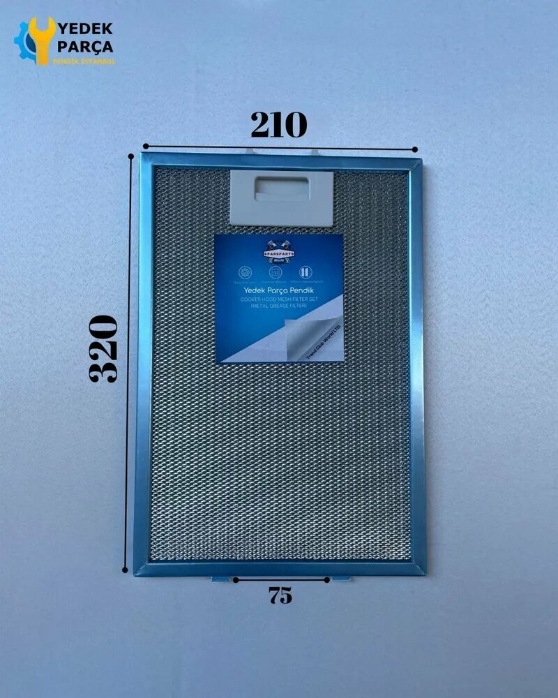 Фильтр-Жироуловитель Для Аспирационной Вытяжки 210X320 Мм, Проволочный, 21X32 См