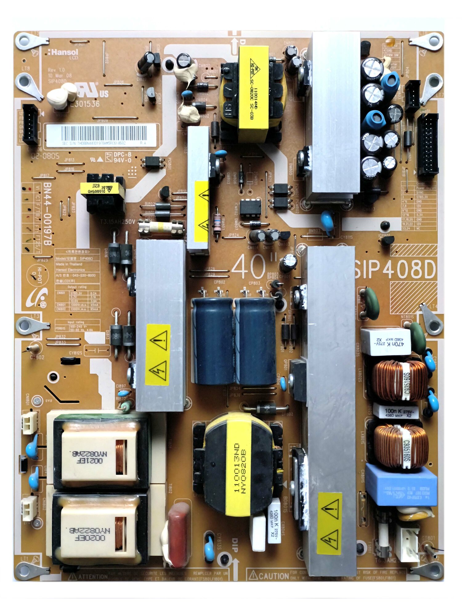 Блок питания BN44-00197B для телевизора Samsung LE40A430T1