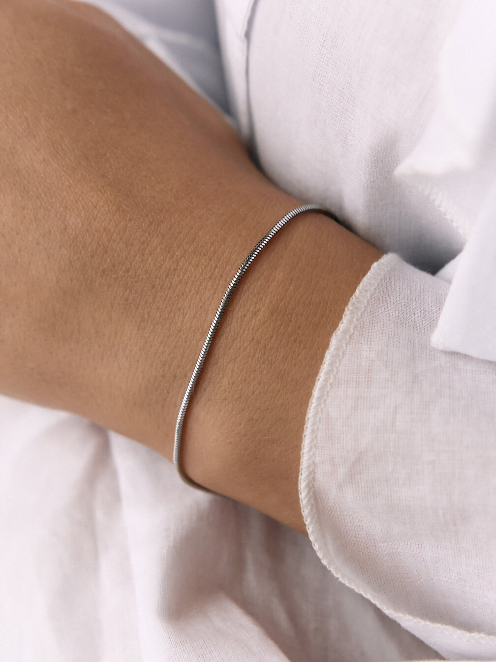 Браслет-цепочка, серебро, 925 проба