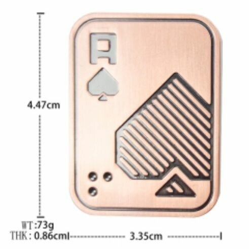 Металлические игральные карты AK, карты для нажатия, EDC-монеты, карты для нажатия, ручной гаджет для снятия стресса и тревоги для взрослых.