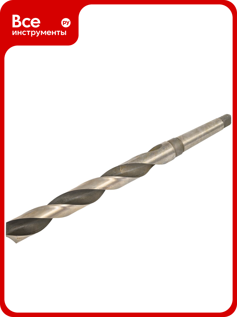 Сверло 22х191х289 HSS к/х КМ2 длинное ГОСТ 12121-77 Beltools ri.160.1197 спиральный тип быстрорежущая сталь без покрытия