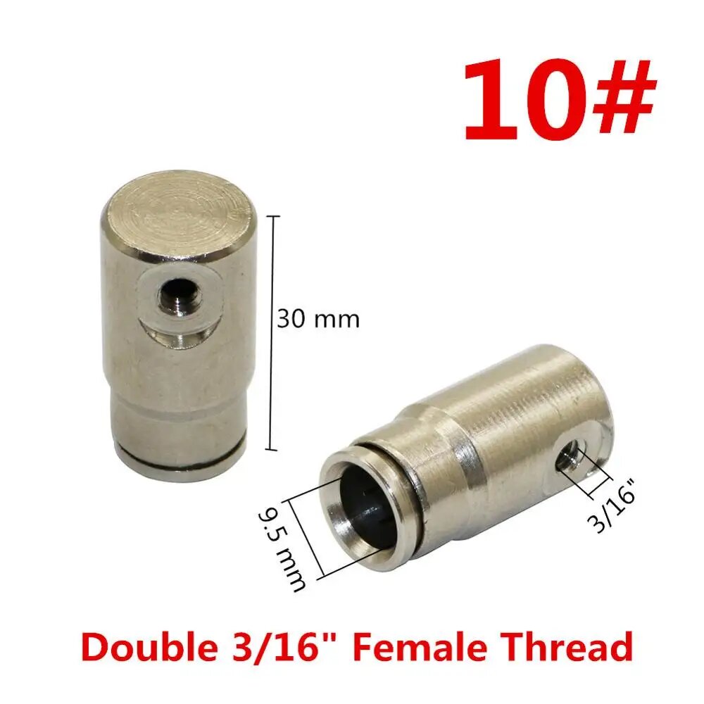 Сопла высокого давления Adhere To Fly латунные 3/8 дюйма 9,52 мм 9