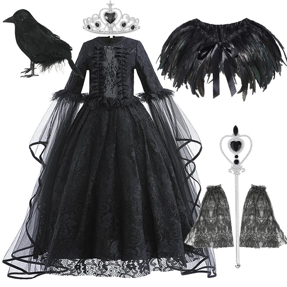 Детское платье Малефисенты Disney черный