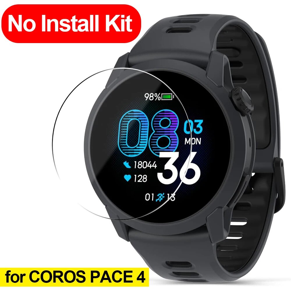 Защитные стекла для COROS PACE 4 BAPPSUS 1PCS, No Install Kit