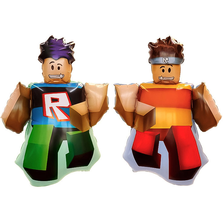 Воздушный шар из фольги. Фигура, Блоки, Мальчики Герои (34'/86 см, CHN)