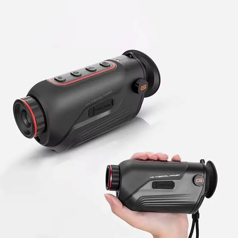Монокуляр ночного видения G215 256x192, инфракрасный тепловизионный телескоп с фокусным расстоянием объектива 15 мм