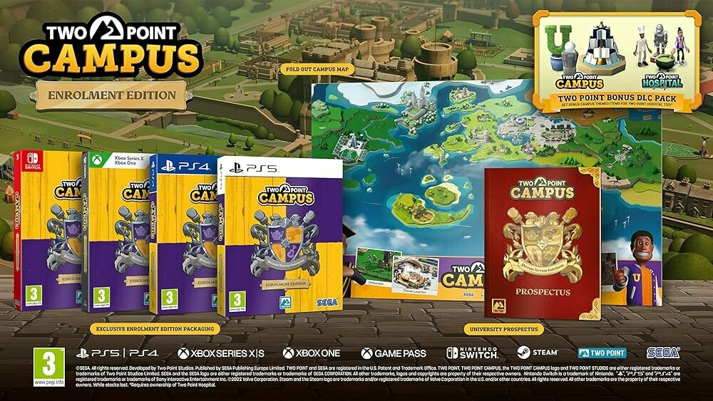 Two Point Campus Enrolment Edition (Игра на картридже) (Nintendo Switch) — фото 1