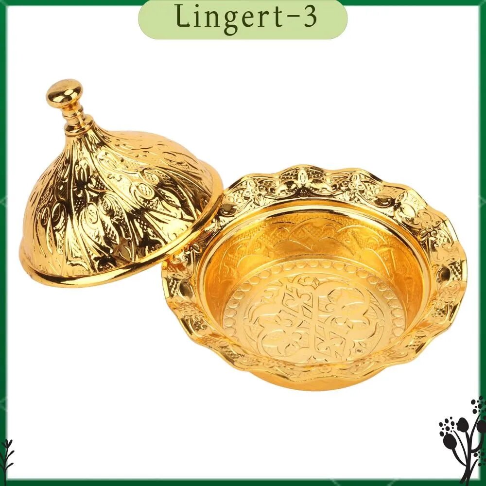 Элегантная золотая чаша для конфет с рельефным узором, идеальная для торжеств и гостиниц