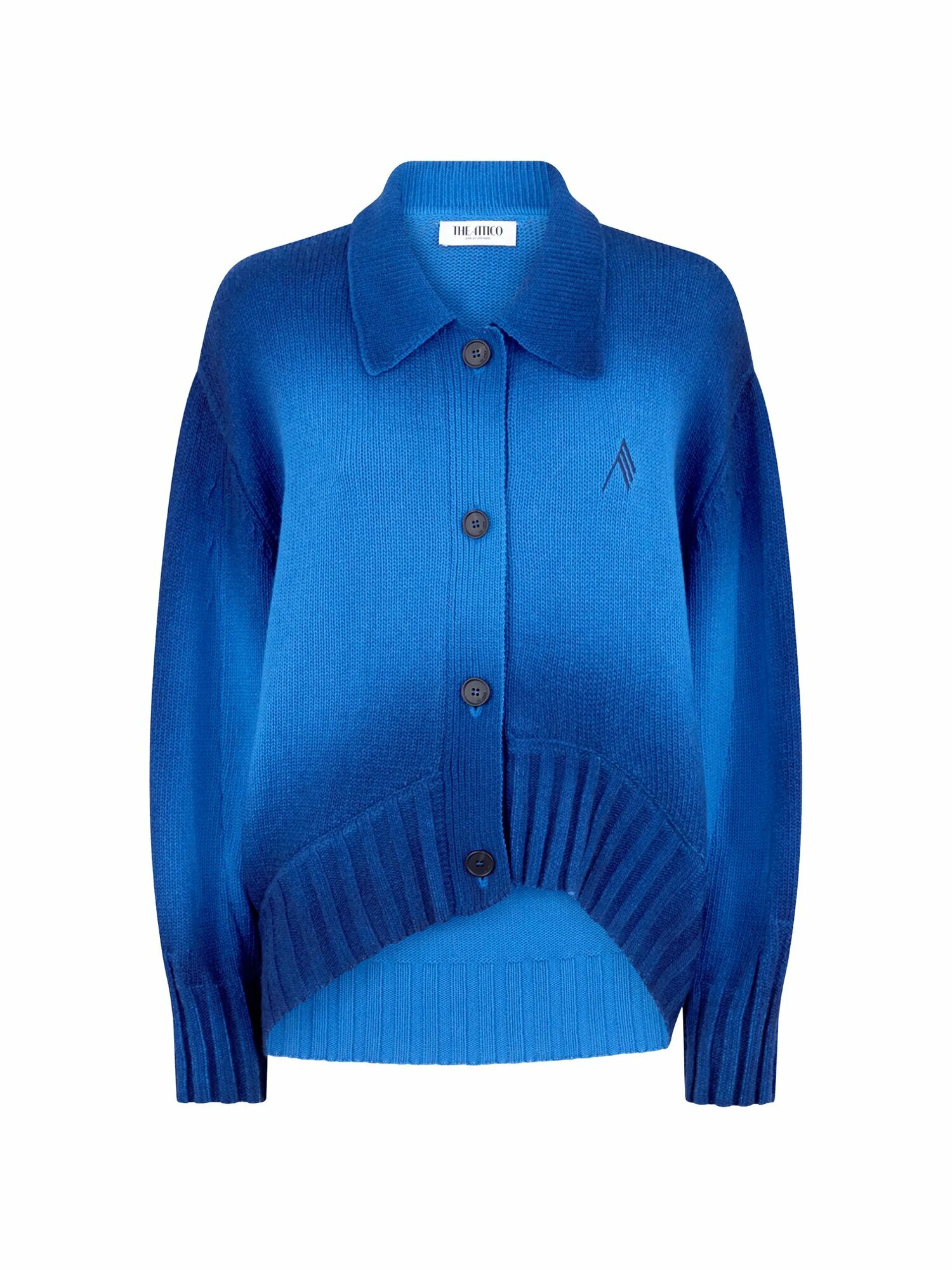 Кардиган The Attico Button cardigan, размер 36, синий