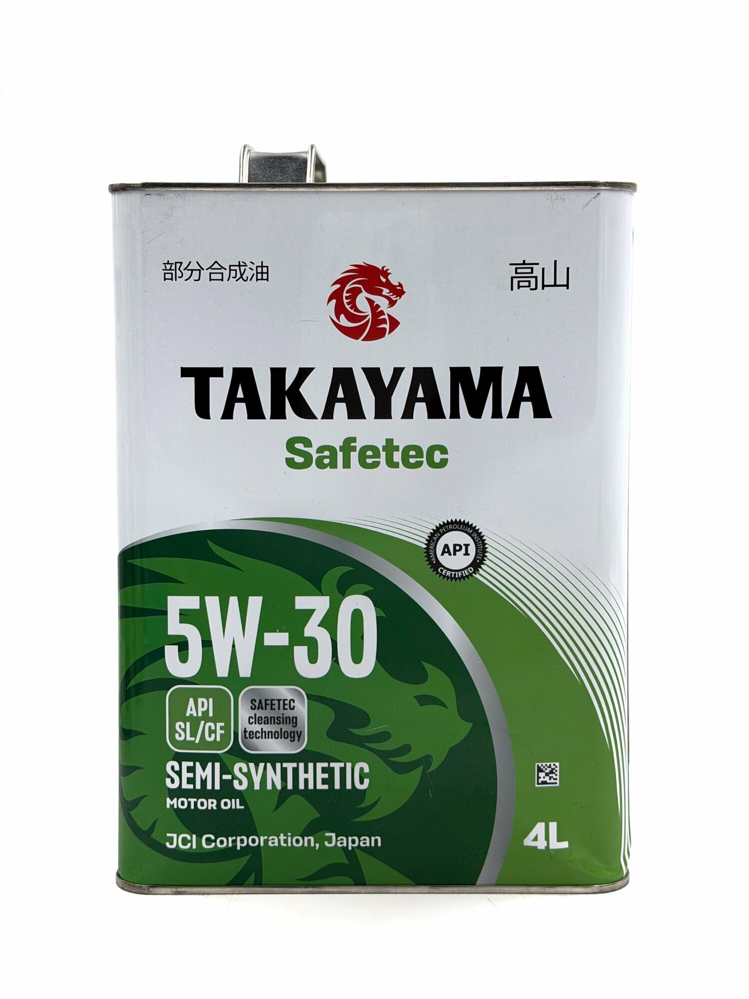 Масло моторное Takayama Safetec 5W-30 API SL/CF, 4 литра, для авто