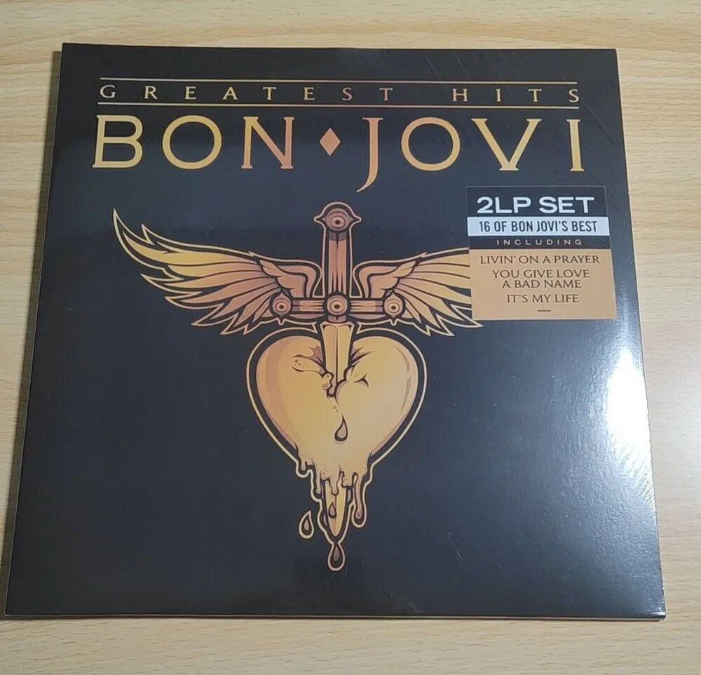 Виниловая пластинка Bon Jovi - Greatest Hits LP 2LP Set 16 of Bon Jovi's Best