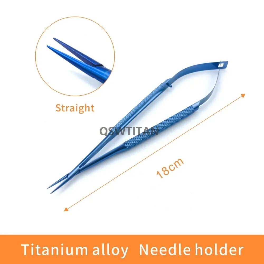 Титановые иглодержатели QSWTITAN 18cm Straight