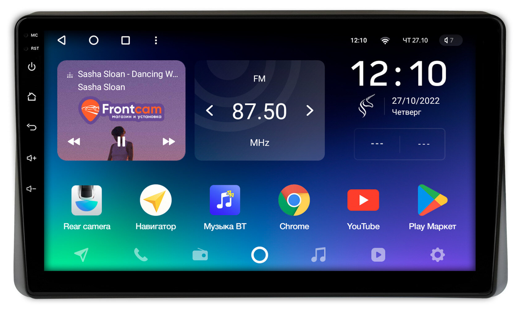 Штатная магнитола Teyes SPRO PLUS 4/64 10" RM-10-1470 Renault Arkana, Duster 2, Master 2019-2024 Android 10 (4G-SIM, DSP, IPS)