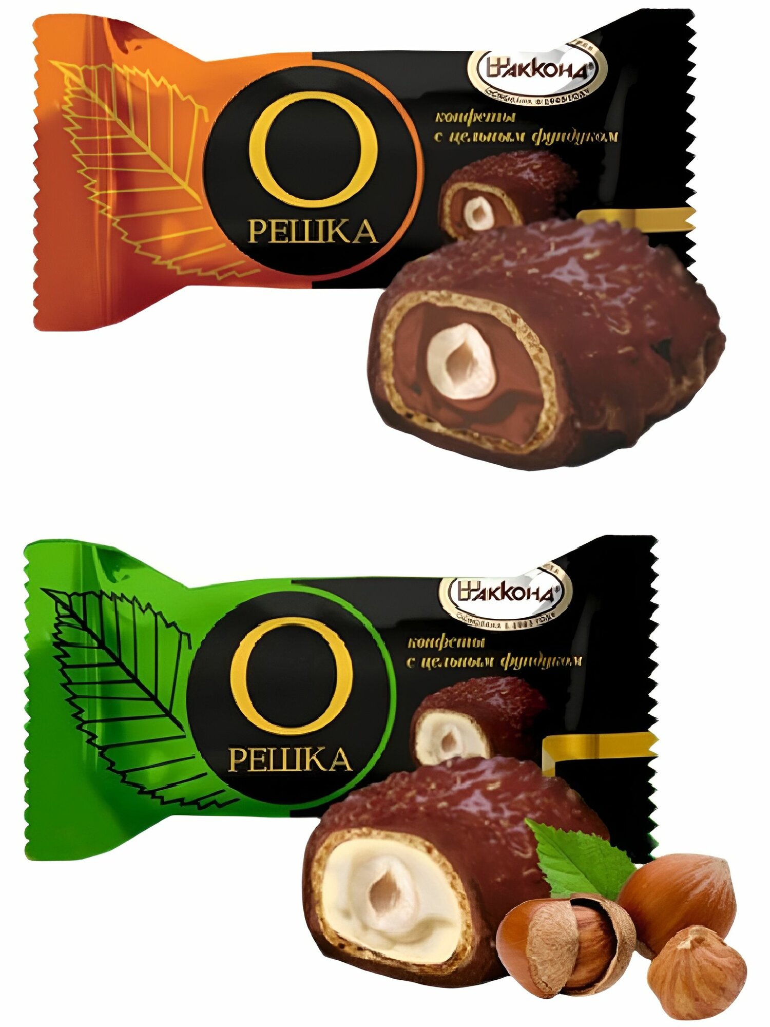 Конфеты Ассорти Орешка с фундуком со вкусом сливок + шоколад 1 кг