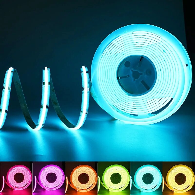 COXO RGB светодиодная лента 5м, 576 LED/м, DC 12V