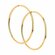 Серьги конго DIAMD'OR, серебро, 925 проба, золочение, , золотистый