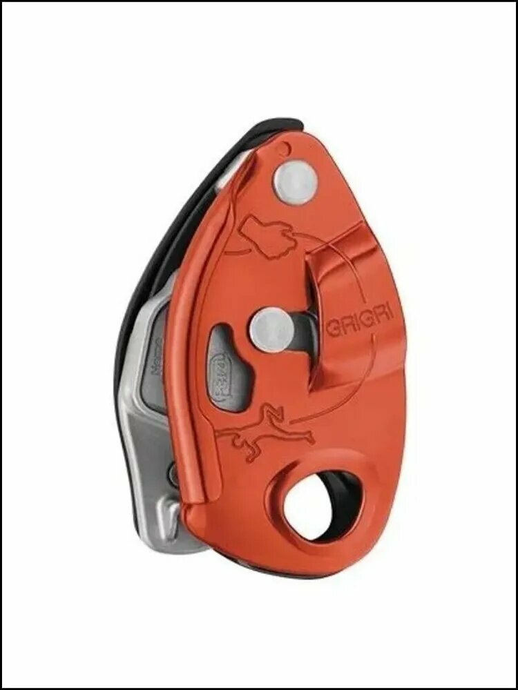 Петцл GRIGRI страховочно-спусковое устройство с блокировкой для скалолазания и скалодрома, совместимое с веревками 8.5-11 мм