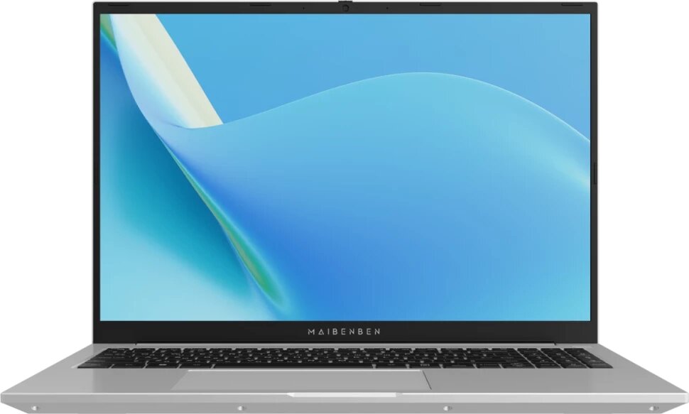 Ноутбук Maibenben M16B-R574UM (M16B-R574UM0B14HS3E10-Win11H) Ryzen 5 7430U 8Gb SSD512Gb AMD Radeon 16" IPS FHD+ (1920x1200) silver WiFi BT Cam