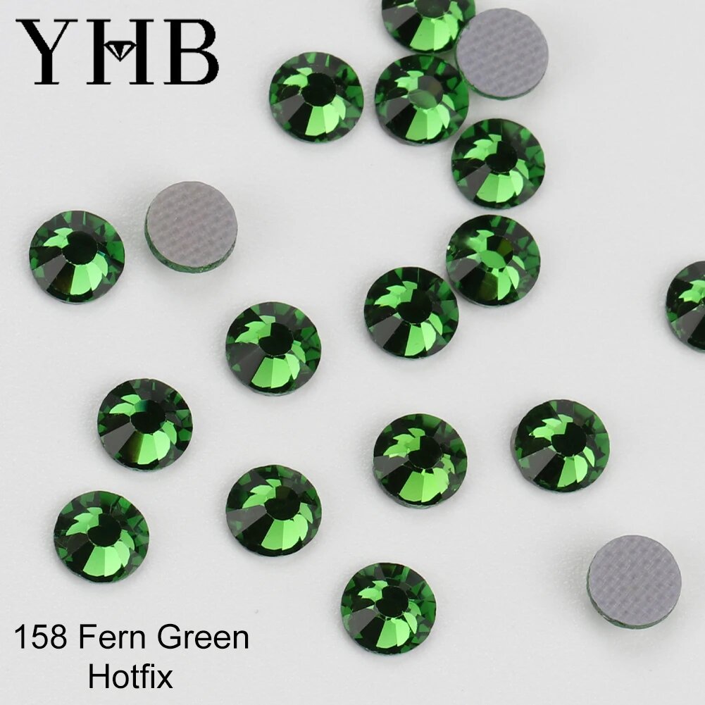 Стразы YHB Fern Green 2.4mm SS8 1440шт