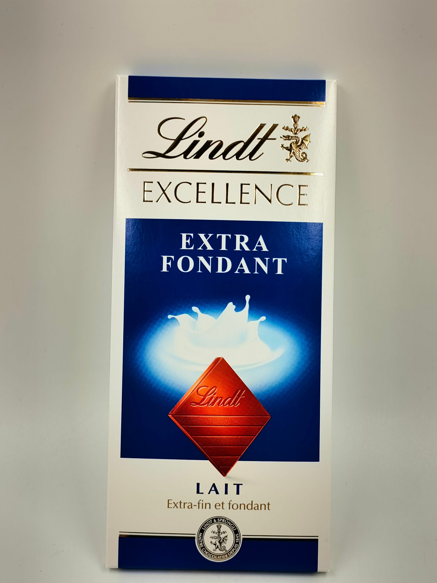 Lindt Excellence Melting Milk молочный шоколад с ванилью, 100 г ( Франция )
