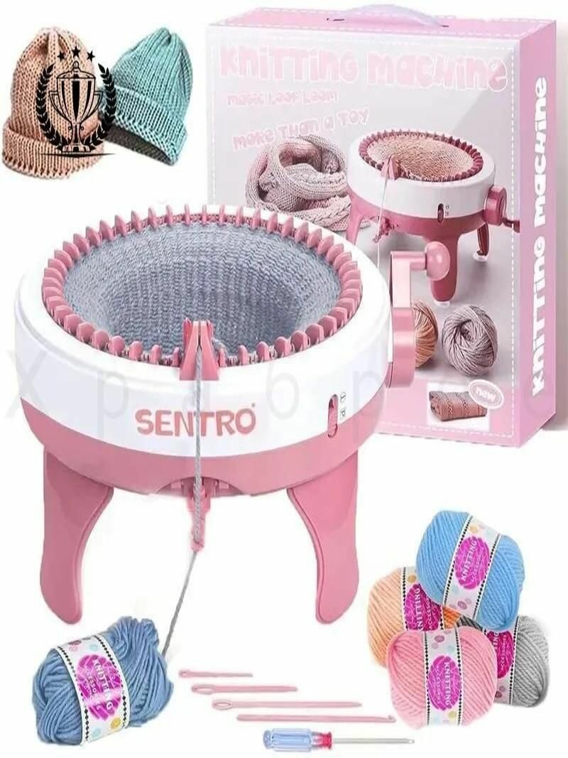 GM машина для вязания 40 петель С 3 рулонами случайным цветом пряжи