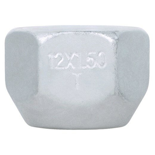 Гайка колеса М12 х 1,5 конус L=16мм S=21мм открытая Mitsubishi, H