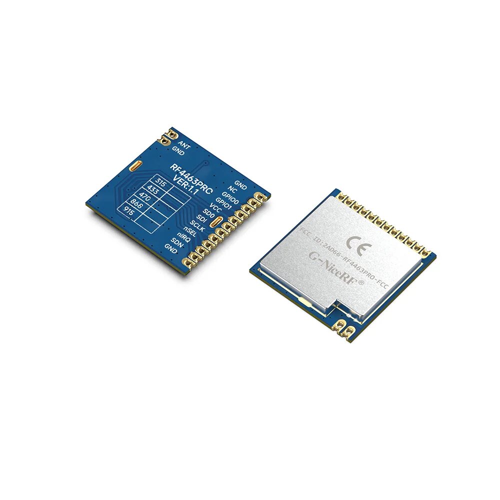 Антенна 433 МГц RF4463PRO, 2 шт, антенна Si4463, 100 мВт, 20 дБм, 1,5 км, защита от помех, радиочастотный модуль, одобренный CE и FCC