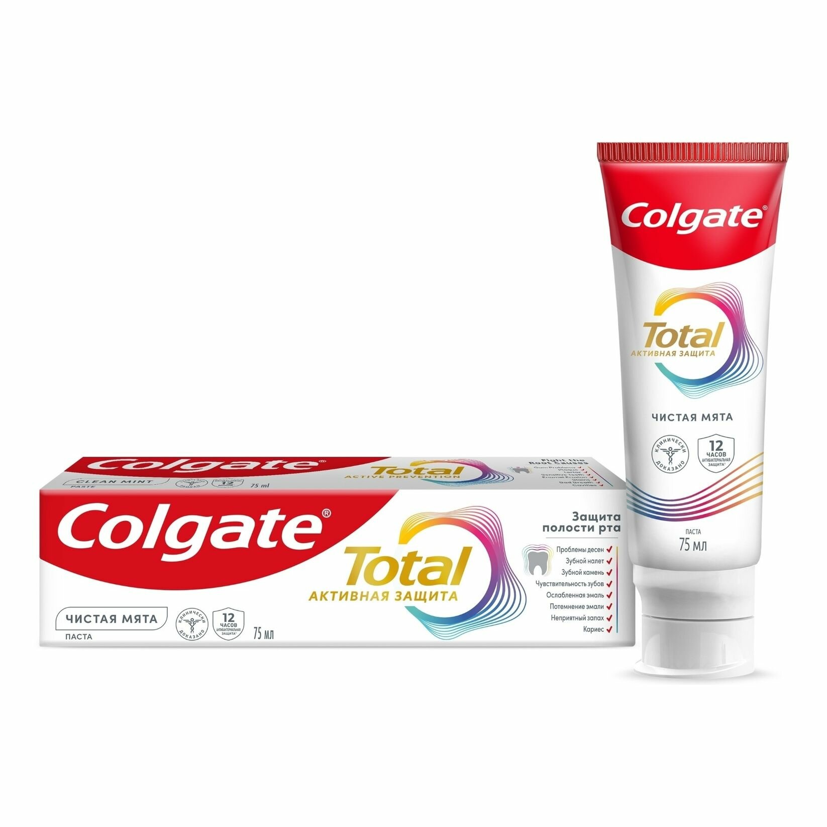Зубная паста Colgate Total Чистая мята 75 мл