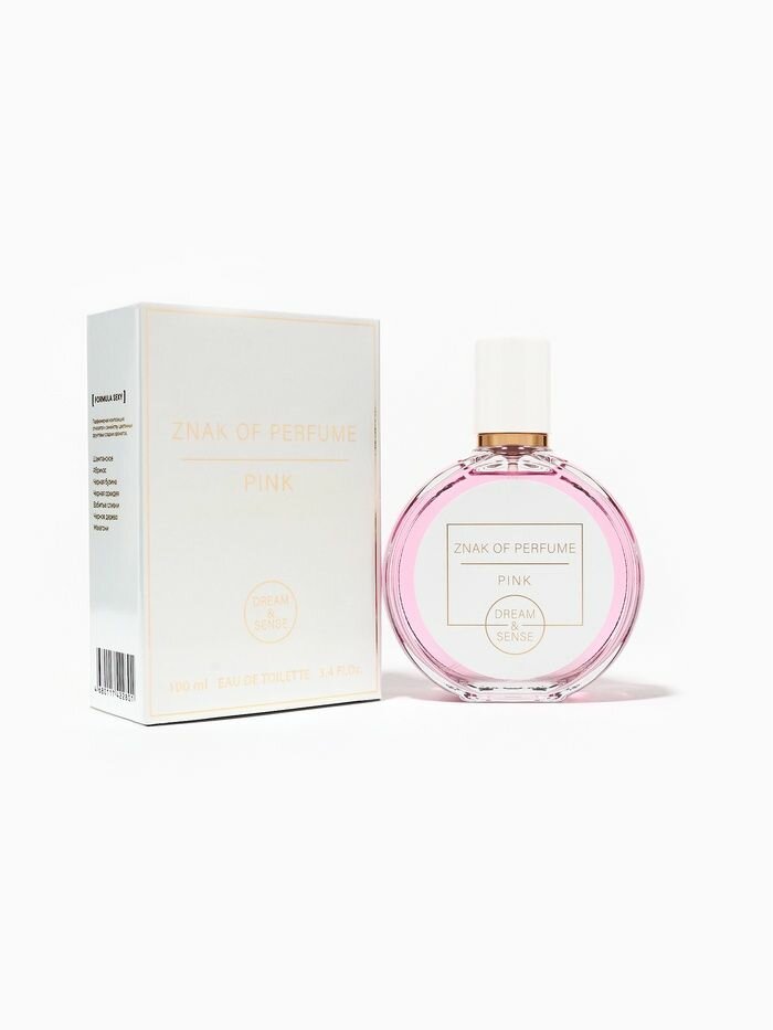 Туалетная вода Delta Parfum Dream&Sense Znak of Perfume Pink, женская, объем 100 мл