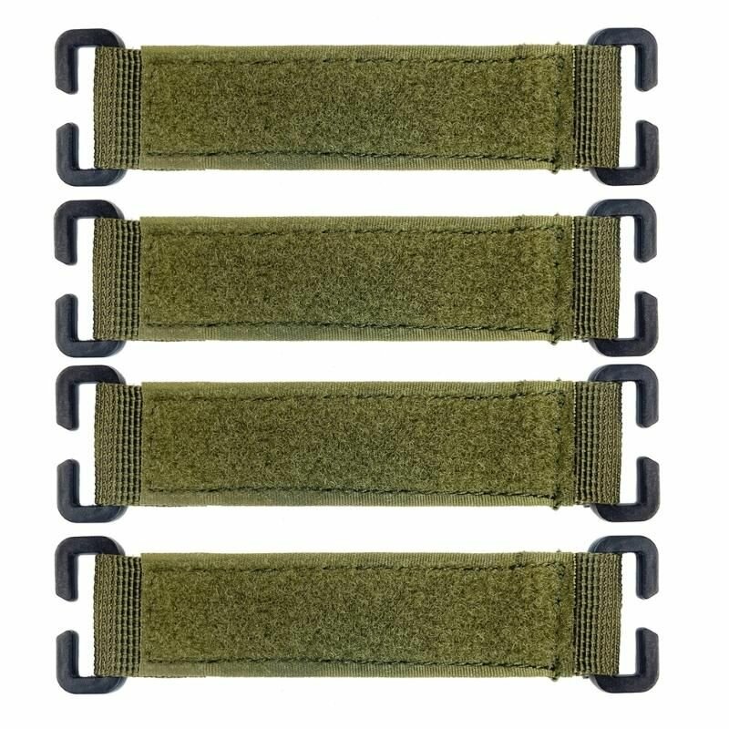 Моральные нашивки с системой MOLLE, Зеленый - 4шт