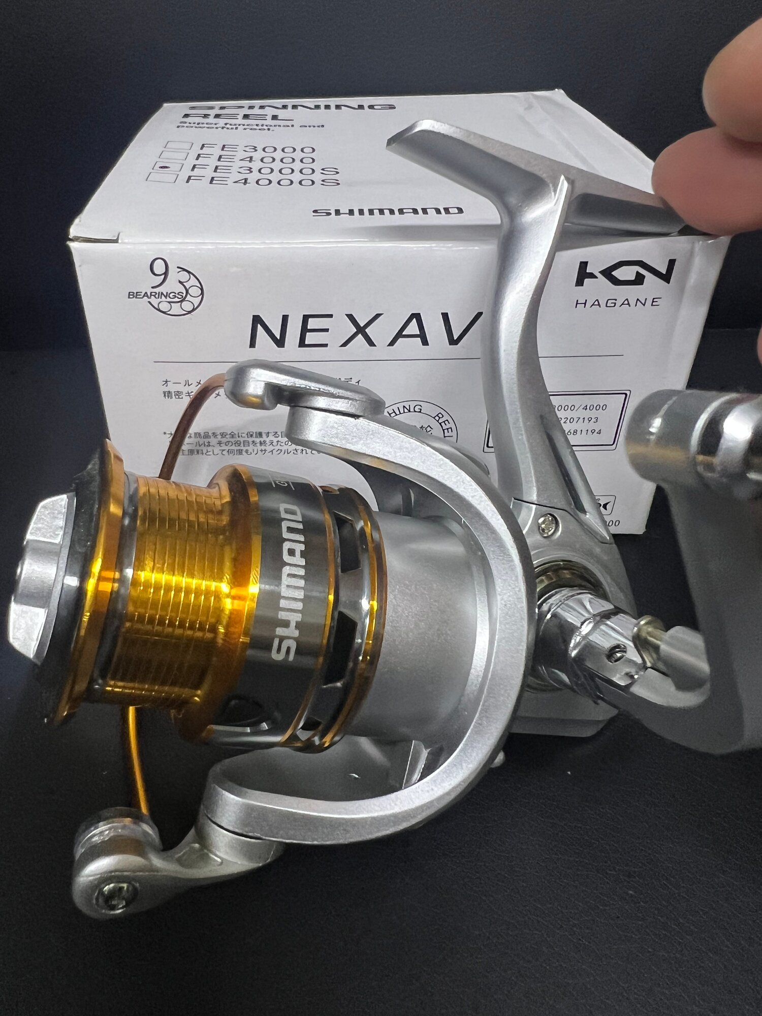 Катушка рыболовная SHIMAND NEXAVE 4000 9 балов с передним фрикционом
