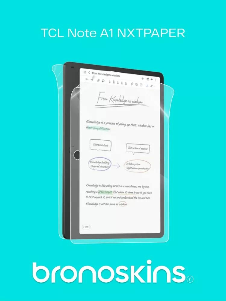 Матовая защитная пленка на экран TCL Note A1 NXTPAPER