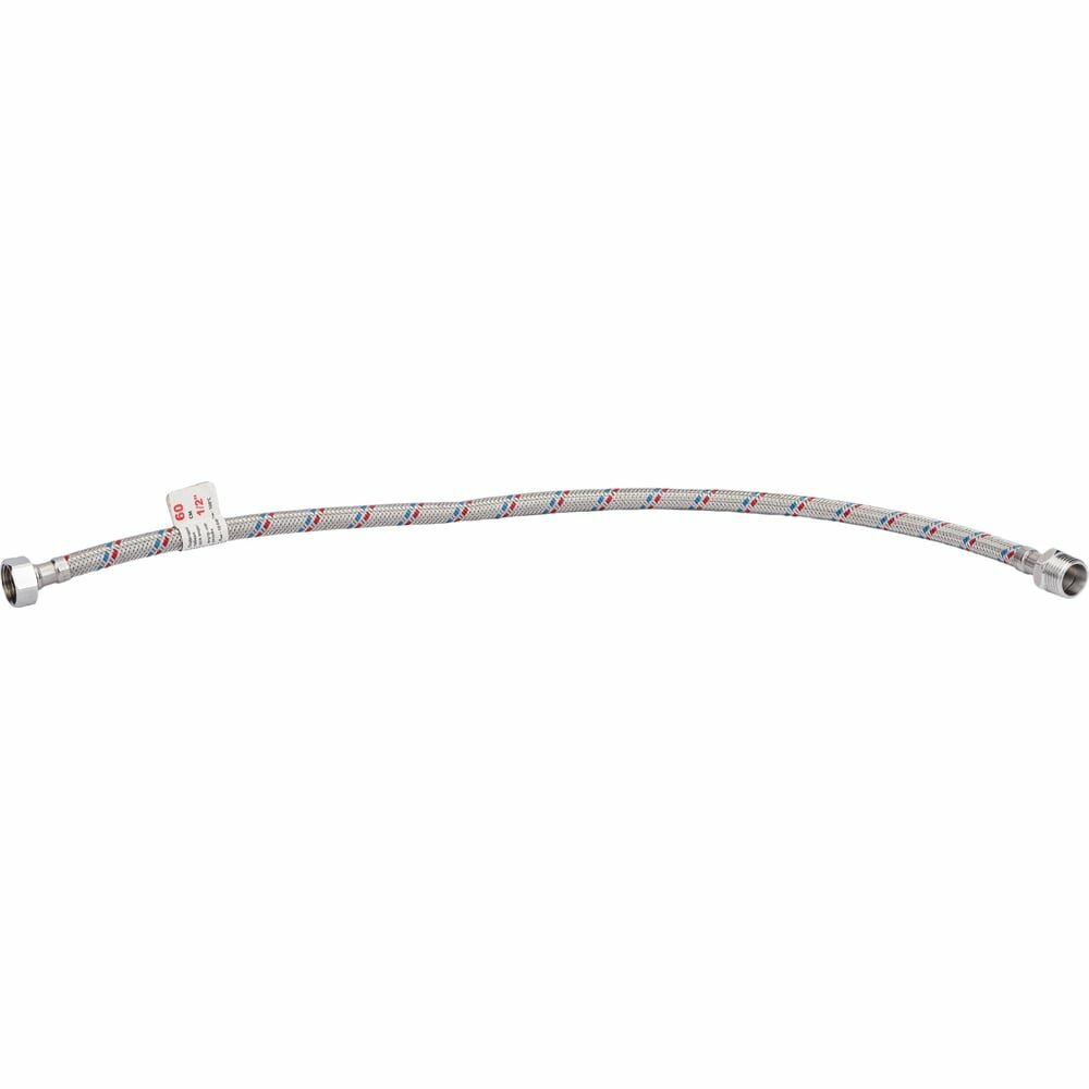 Гибкая подводка для воды (60 см; 1/2"; гайка-штуцер) VALTEC VTf.002. IS.0404060