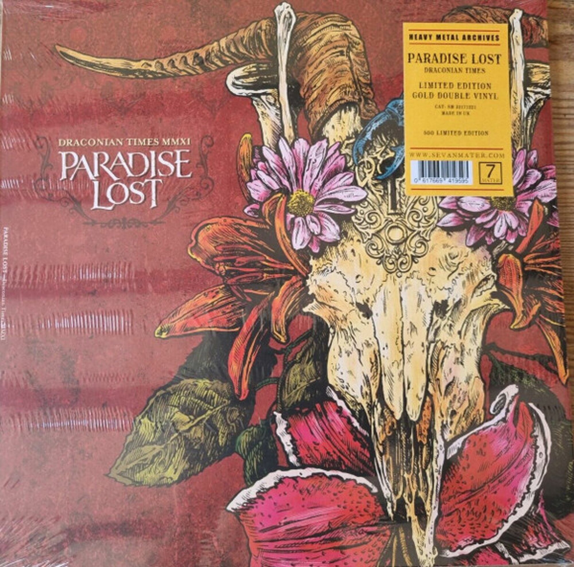 Виниловая пластинка Paradise Lost - Draconian Times MMXI (Live In London 2011) (Limited Edition) (Gold Vinyl) (2 LP) (2 LP)