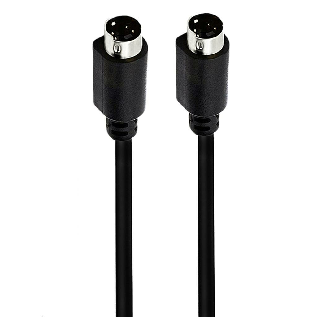 Кабель S-Video Mini Din 4-pin DSS-ресивер - экран, 0.5m - прямая голова