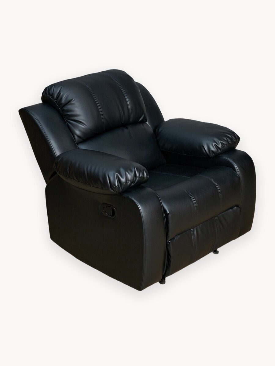 Кресло реклайнер механический черный, кресло механика