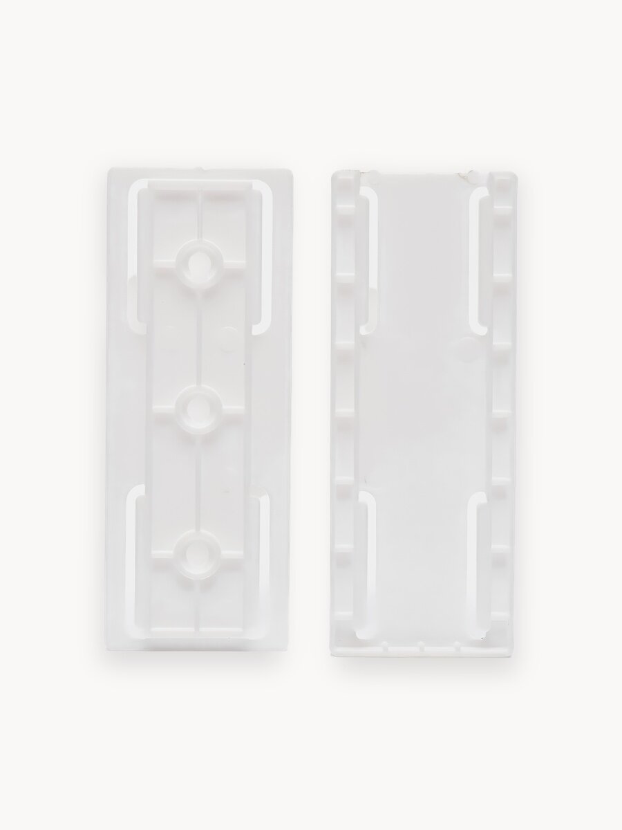 Белый настенный двусторонний держатель, самоклеящийся 2 шт, органайзер-держатель для роутера, удлинителя, проводов