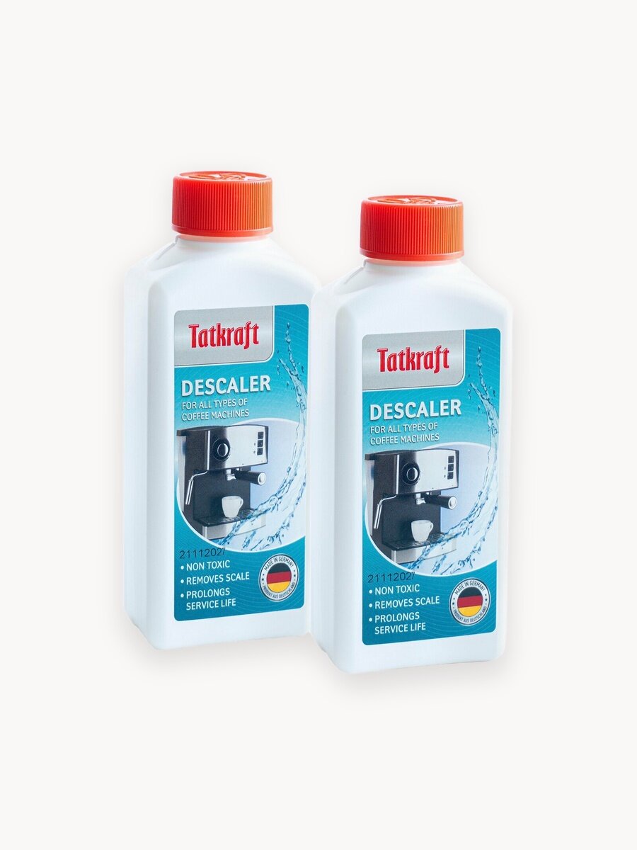 Cредство от накипи для кофемашин EcoDecalk DLSC500 CA6700.00-CA6700.10, 2 по 250 мл