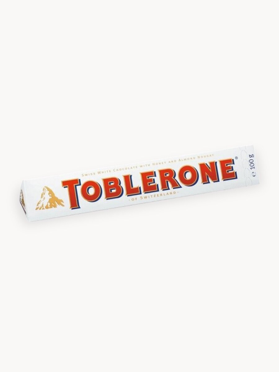 Шоколад Toblerone шоколад белый с медово-миндальной нугой 100 г