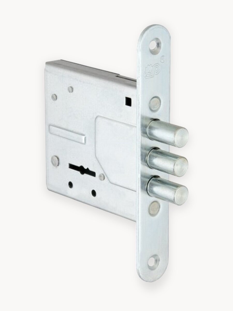 Замок врезной сувальдный Сам ЗВ8-4С/1 (без отв. планки), 3 кл. /76601/