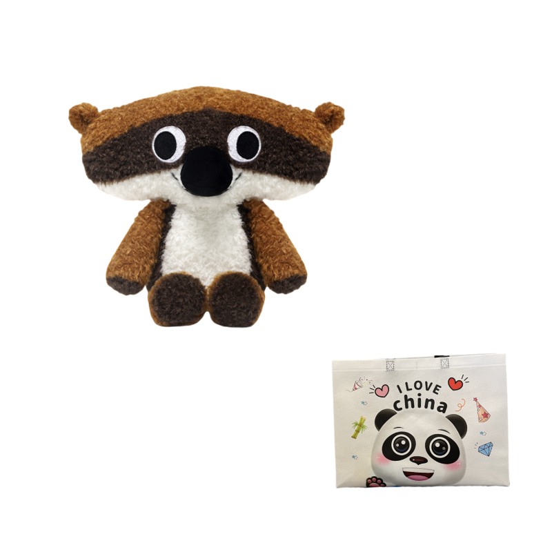 Плюшевая игрушка унисекс SEGOU Deeva, Quirky Fox, 28CM EU, Xiaode Wa: Little Flying Squirrel (Naked Style)