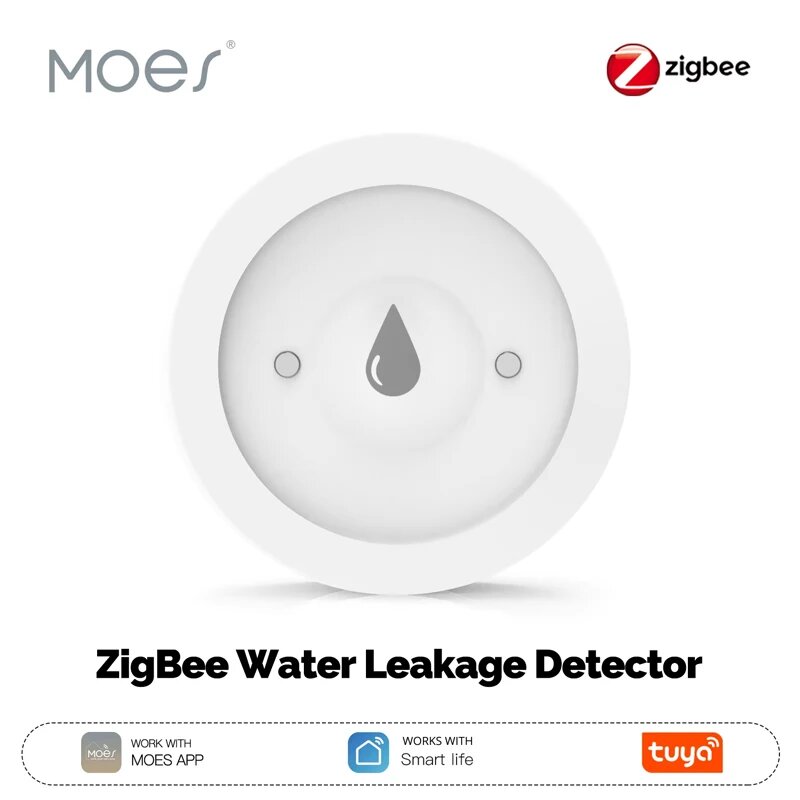 MOES Tuya ZigBee Датчик Утечки Воды — фото 1
