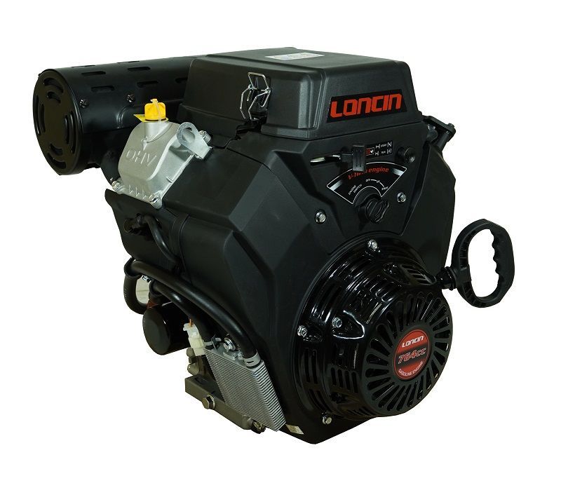 Двигатель Loncin LC2V80FD (H type) V-образн, 764 см куб, D25 мм, 20А ручной и электрический запуск