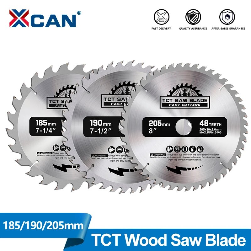 Циркулярная пила XCAN 185/190/205 мм 20/24/40/48/60T 190x2.0x30x40T