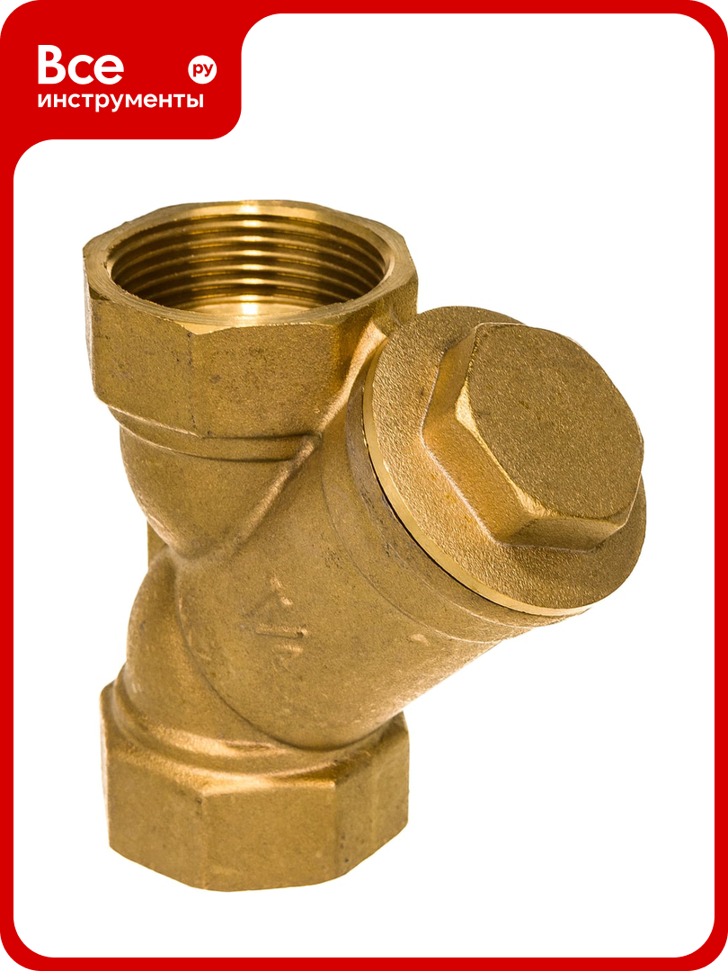 Фильтр-грязевик Unipump Y-образный 1 1/4 98960 для предварительной очистки