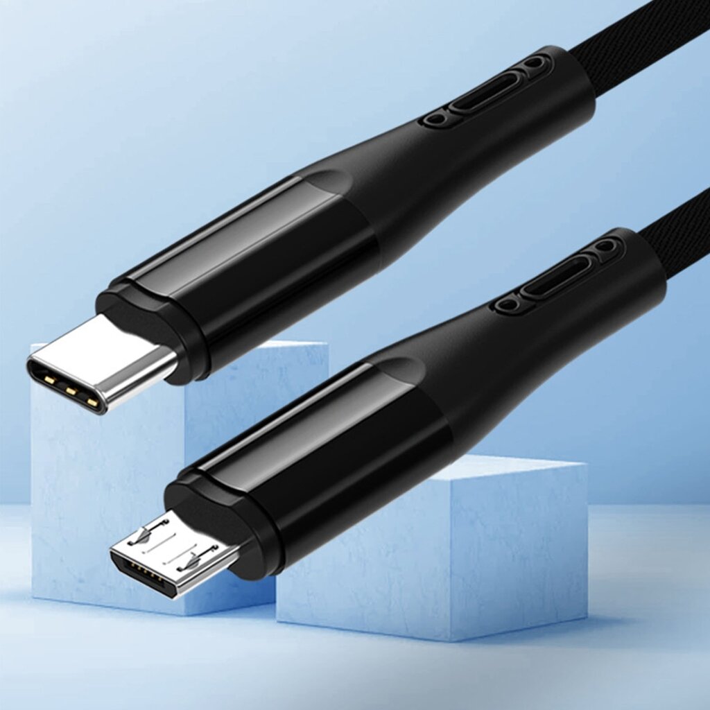 Кабель USB-C — micro-USB, 2m — фото 1