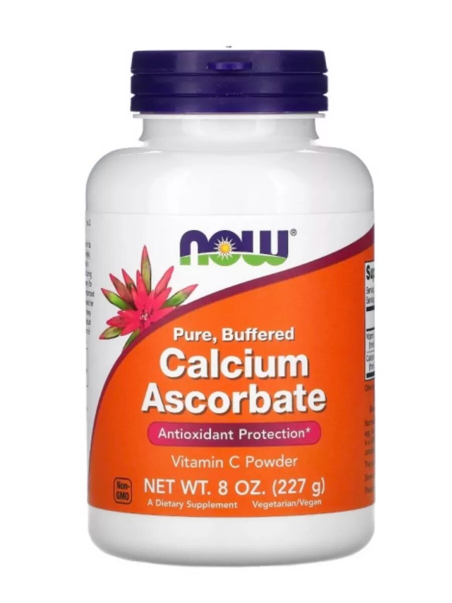 Аскорбат кальция Витамин C Calcium Ascorbate Powder 227 г