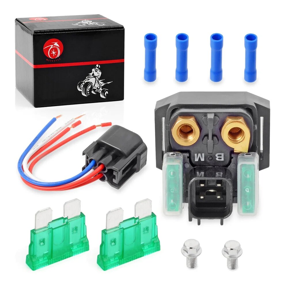 Электромагнитное реле стартера B-M и вилка для Yamaha Viking VI Rhino YXM YXR YXC 700 XVS950 650 YXZ1000 XSR900 YFZ-R7 MXT9 MT07 10 YXE70