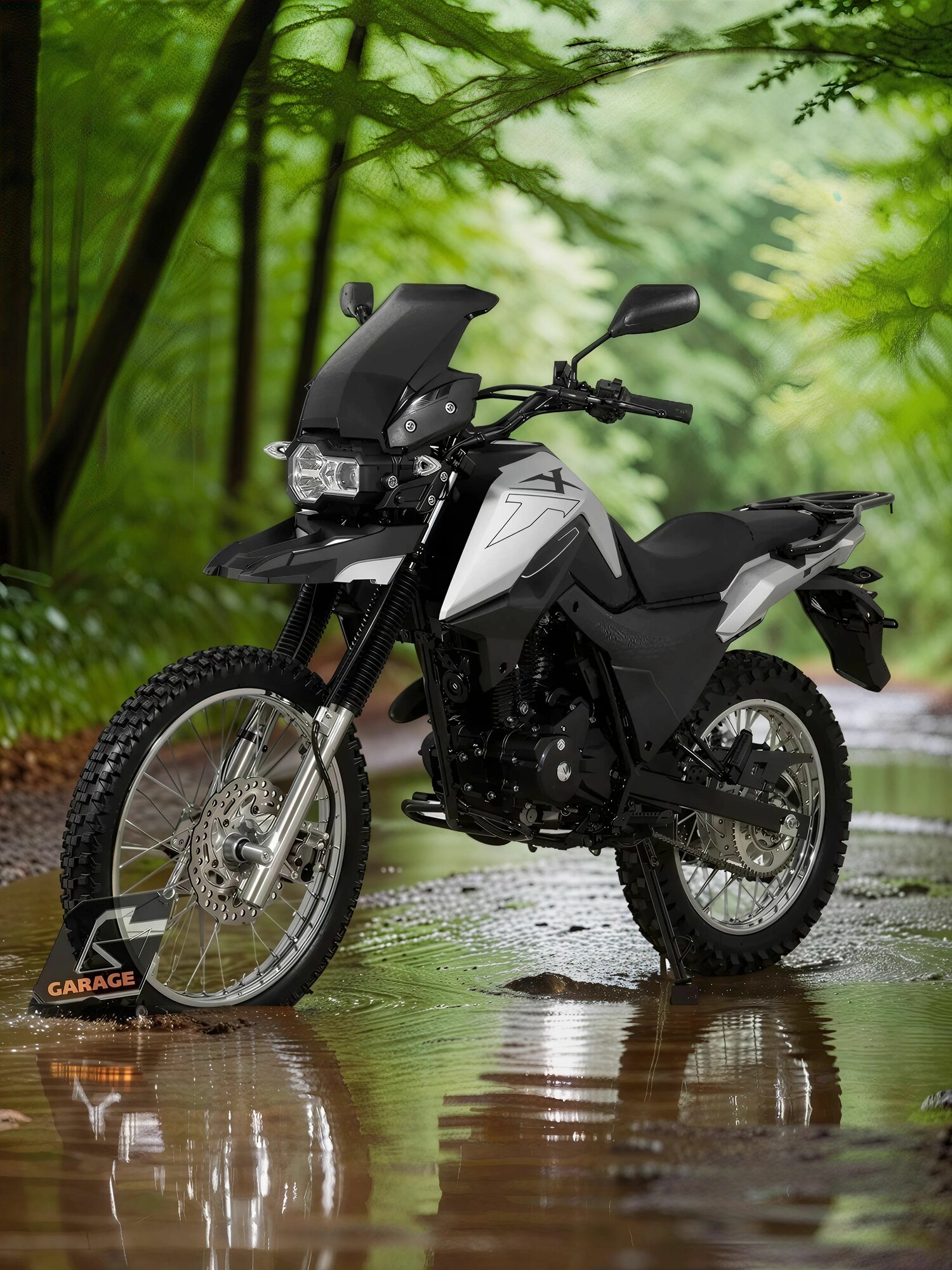 Мотоцикл FIREGUARD 200 TRAIL BLACK с ПТС