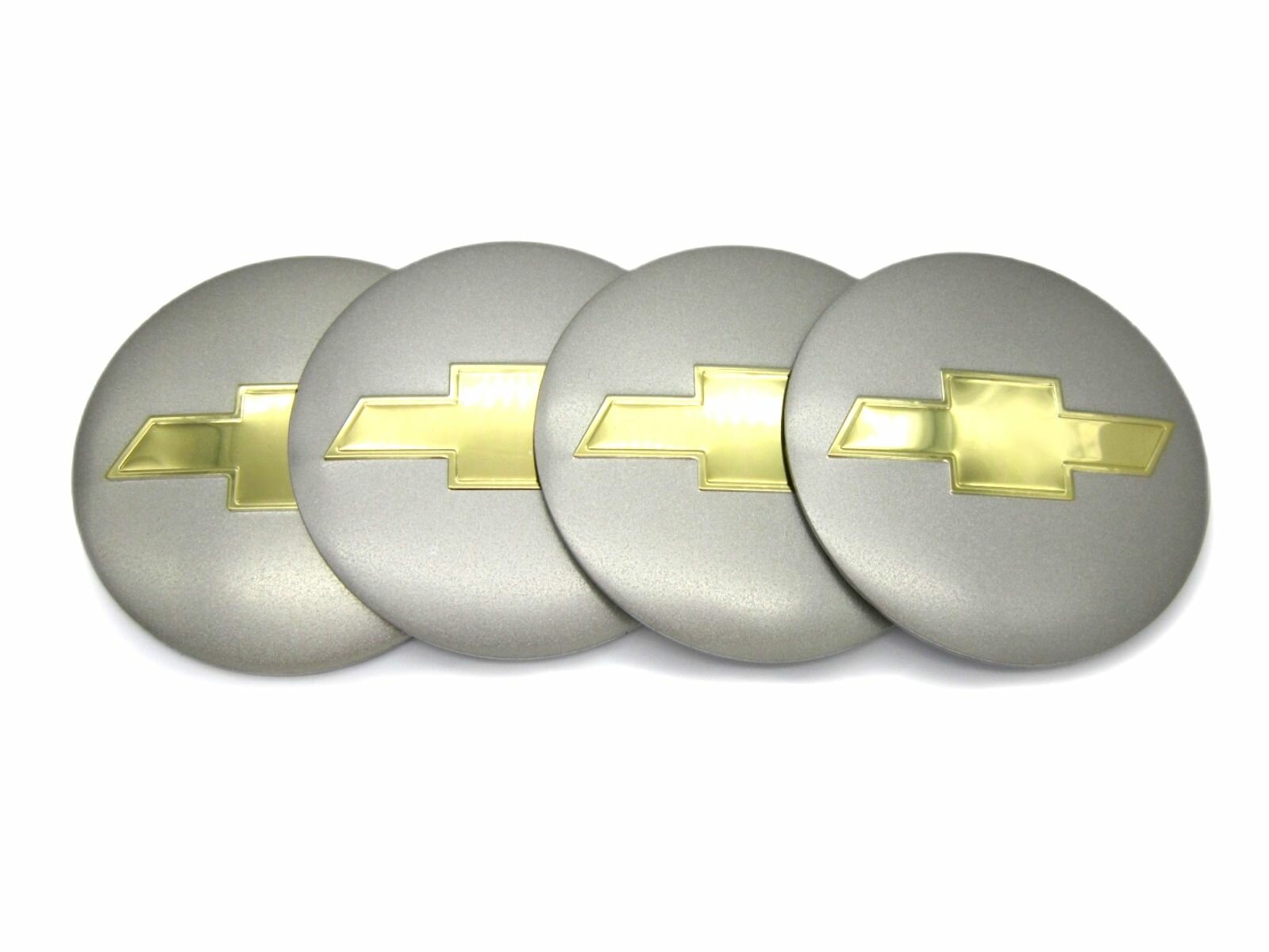 Наклейки на колесные диски и колпаки Chevrolet chrome 54 мм алюминий сфера